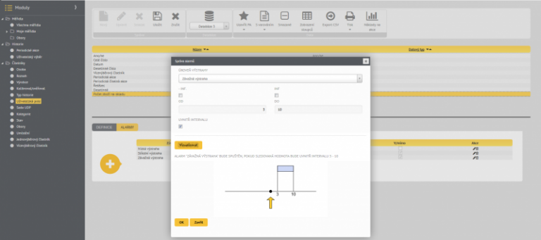 Správa měřidel a zařízení – EISOD X